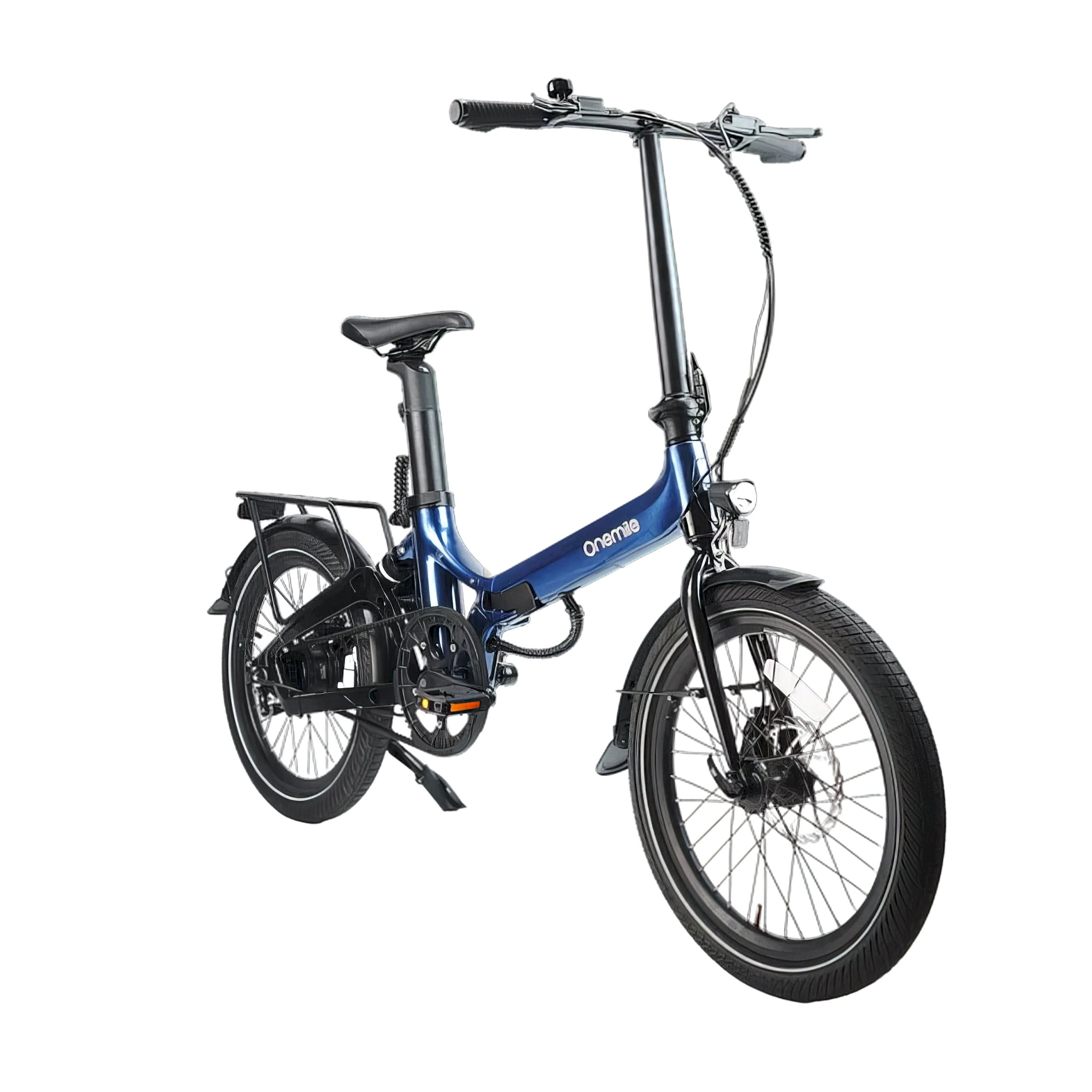 Onemile Nomad E1P Foldable Electric Bike - 250W Power | 10Ah Battery | 15.5mph Speed | 62mi ...