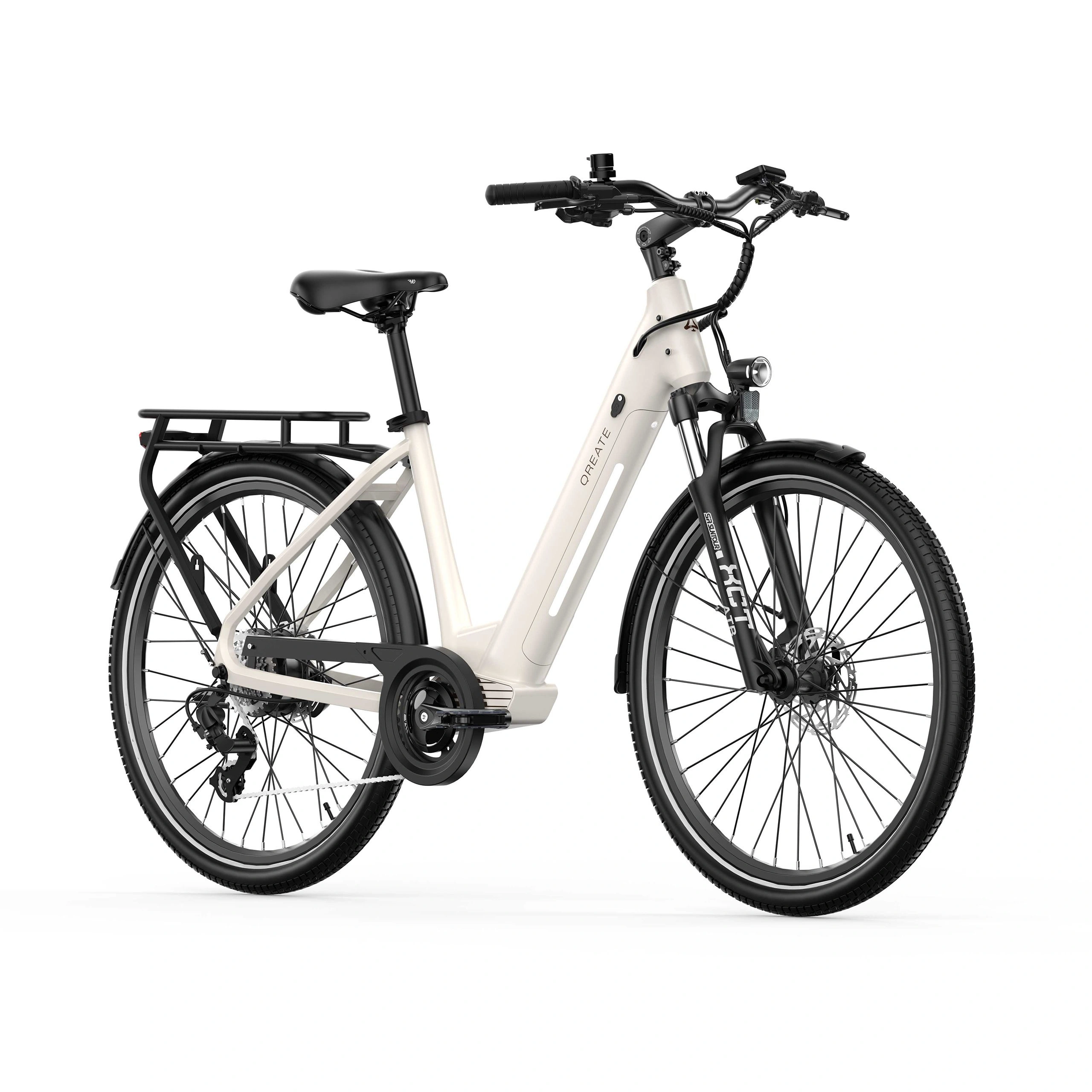 A-Spadz Qreate City Pro Electric Bike - 250W Power | 15Ah Battery | 15.5mph Speed | 62mi Range ...